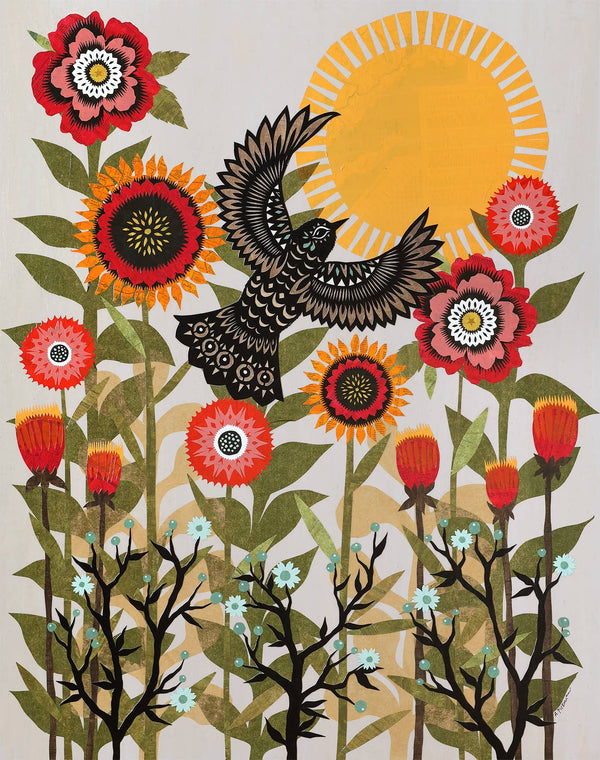 In Heaven's High Bower (11" x 14" Cut Paper Art Print) - Wild Roots ...