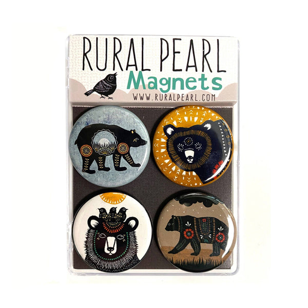 Bear Magnets (Set of 4) - Wild Roots Apothecary
