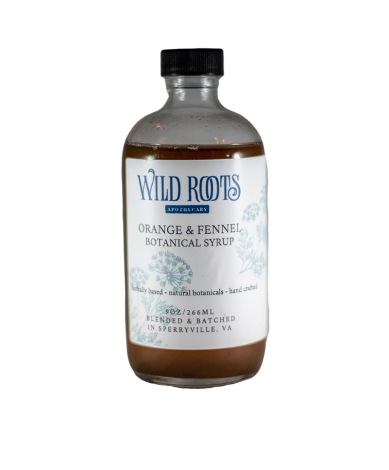 Orange Fennel Botanical Syrup - Wild Roots Apothecary